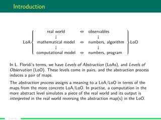 Numerical Analysis and Epistemology of Information | PDF