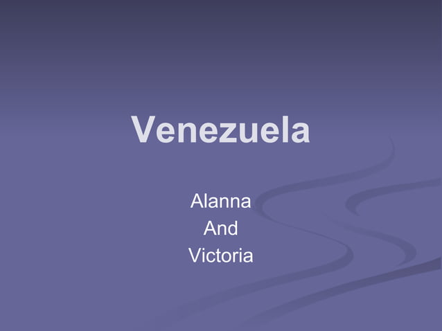 Venezuala presentation for spanish | PDF