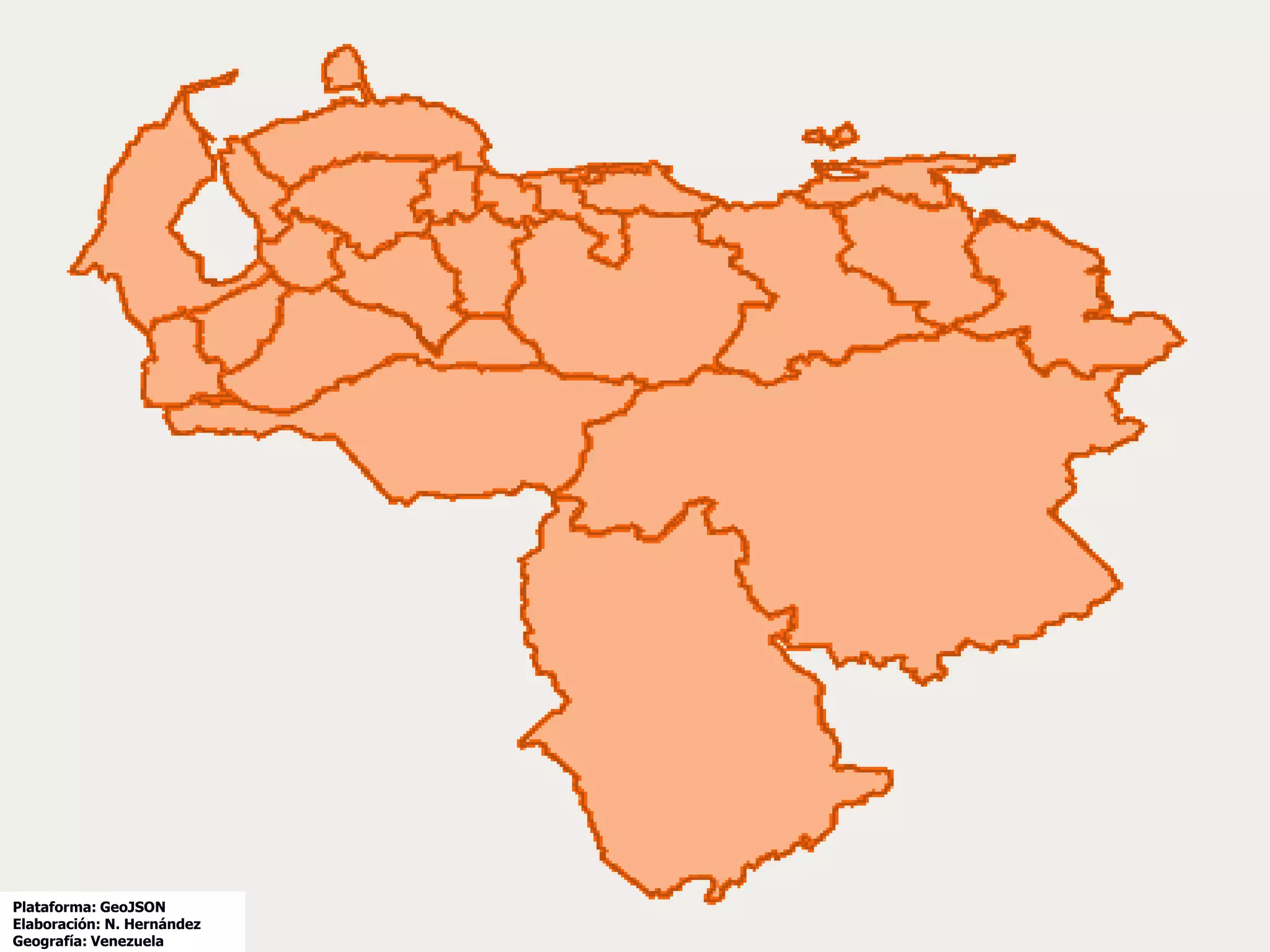 Venezuela. Mapas de sus estados | PPT