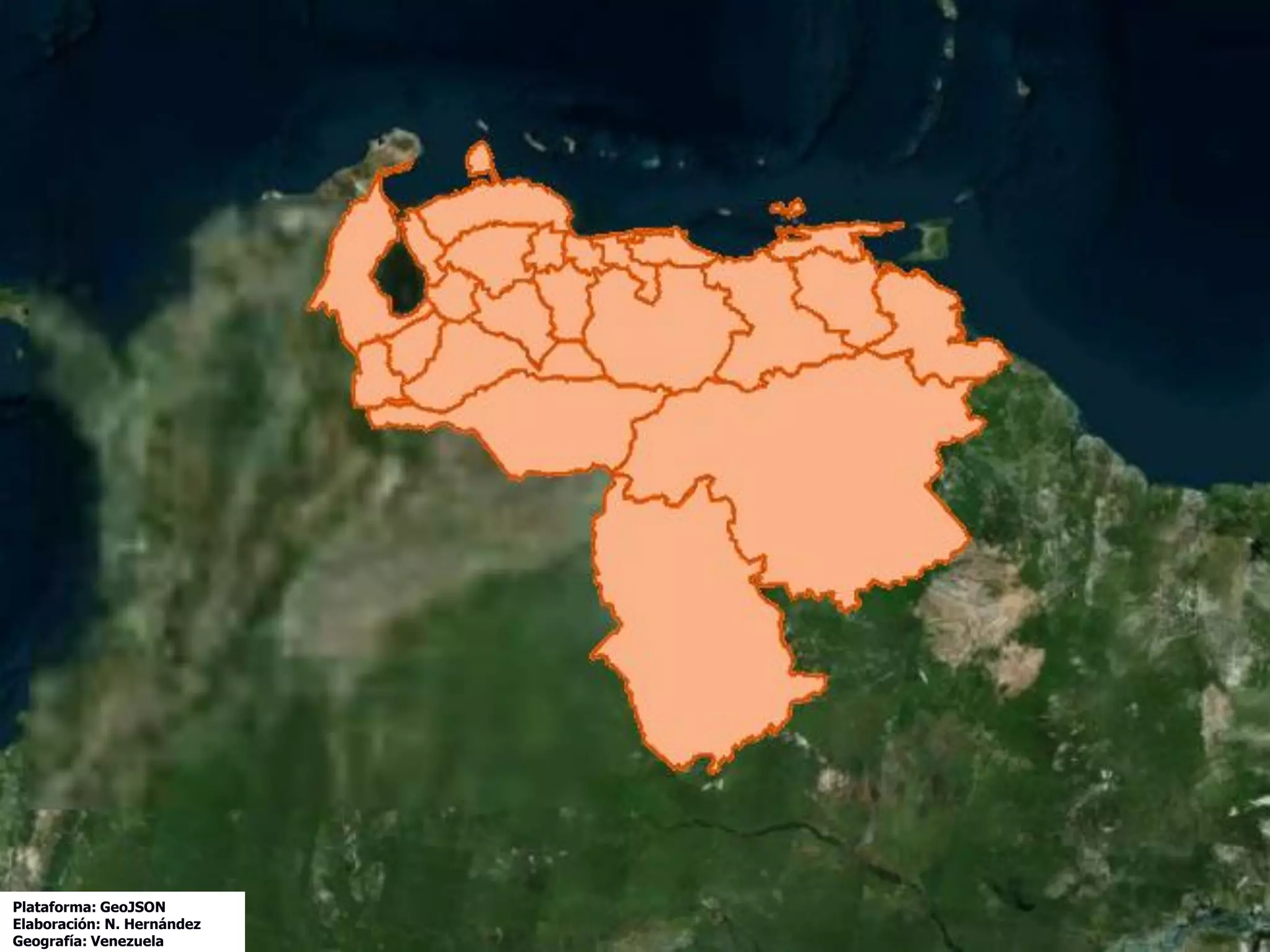 Venezuela. Mapas de sus estados | PPT