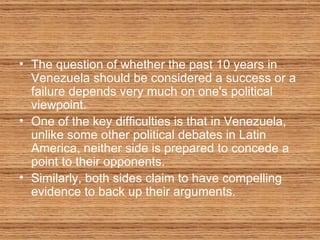 Venezuela And Oil | PPT
