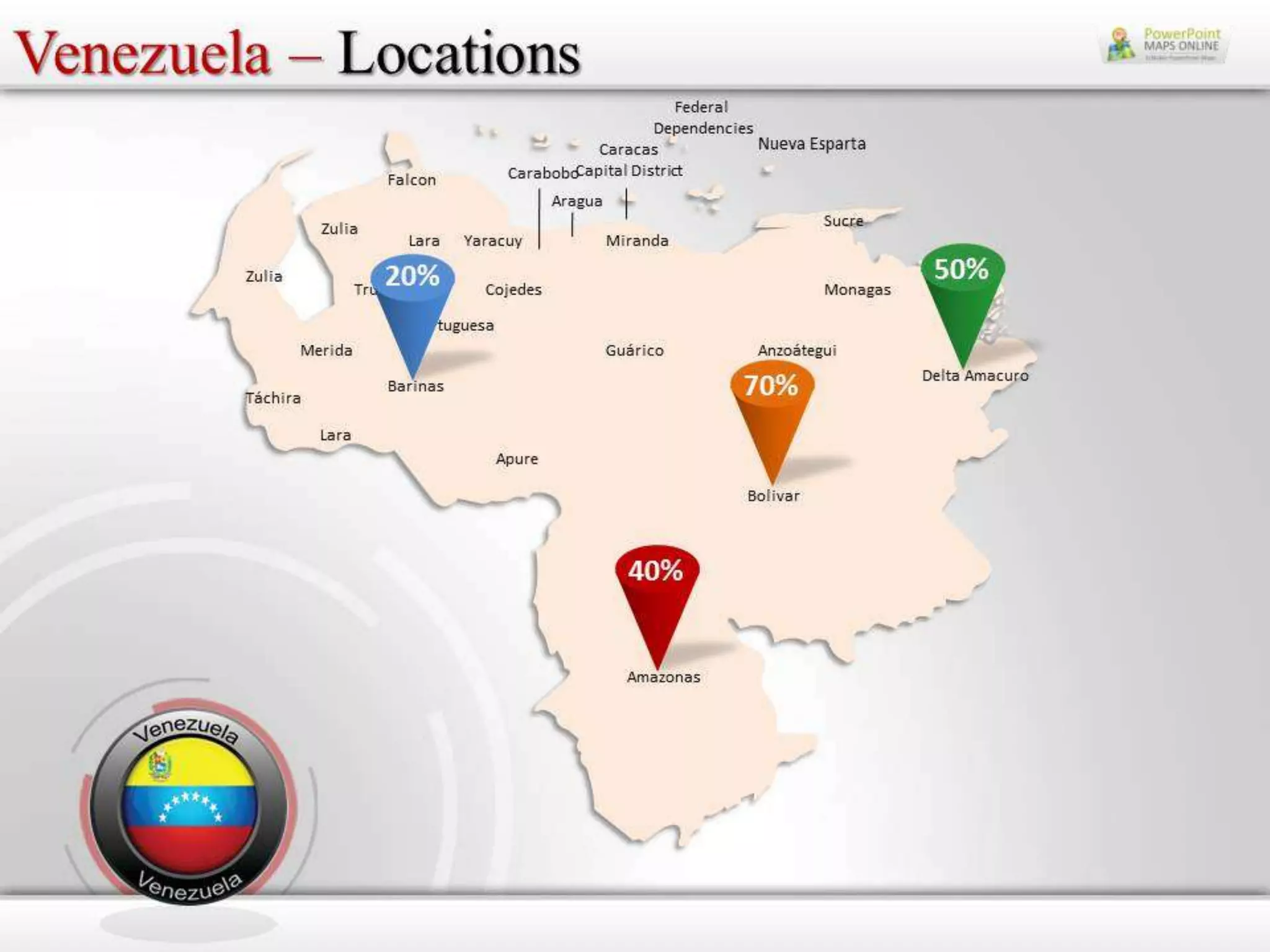 PowerPoint Templates On Venezuela | PPT