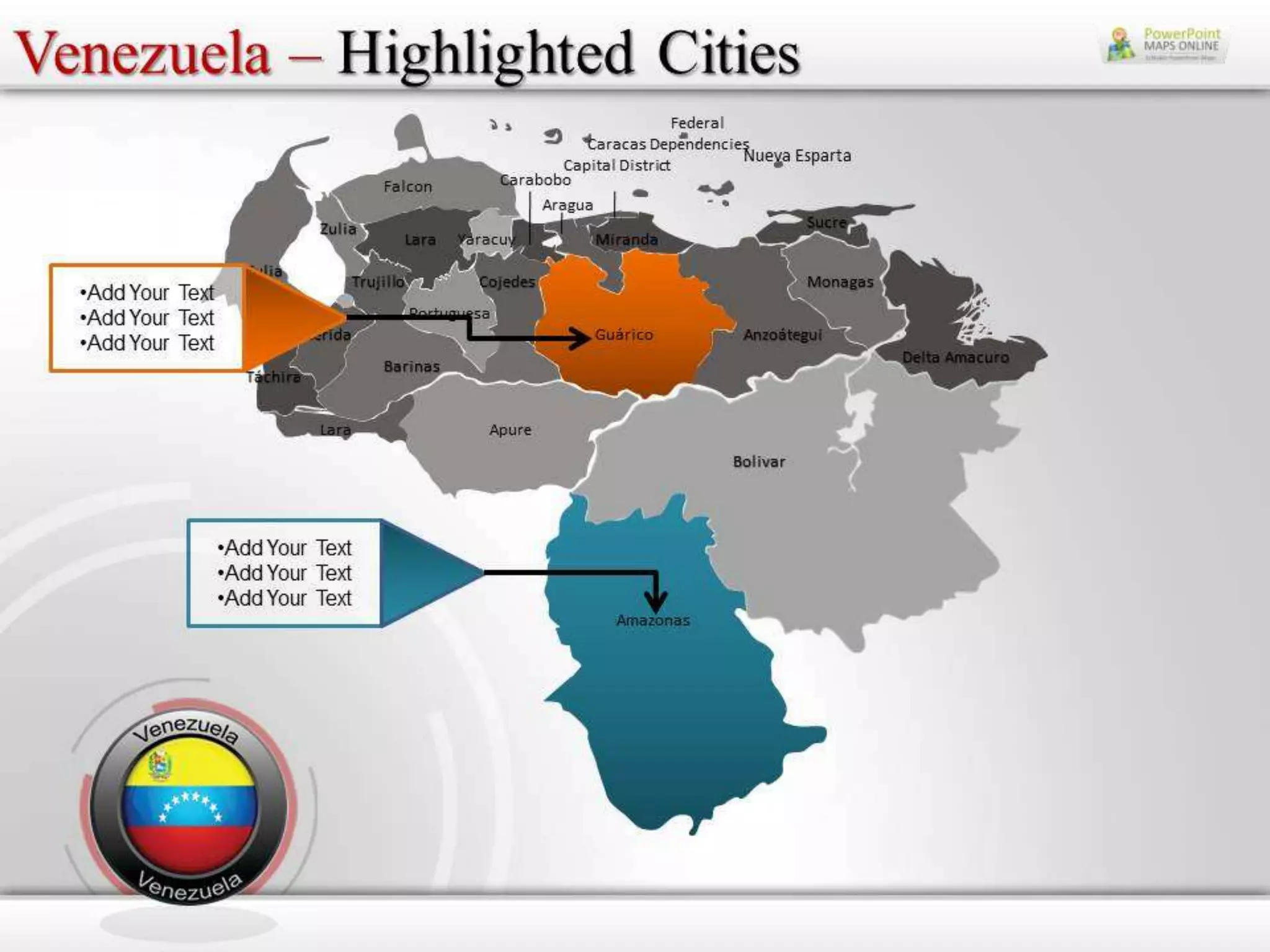 PowerPoint Templates On Venezuela | PPT