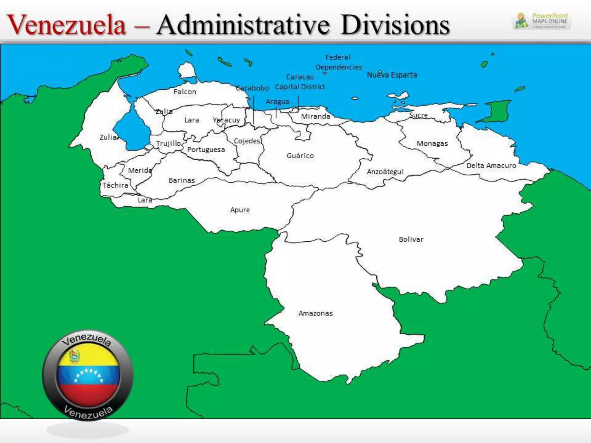 PowerPoint Templates On Venezuela | PPT