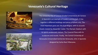 Venezuela's cultural heritage | PPTX