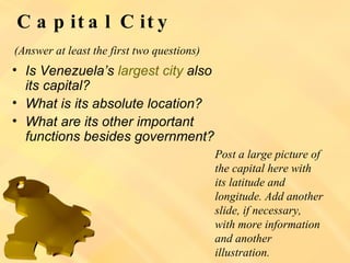 Venezuela Template | PPT