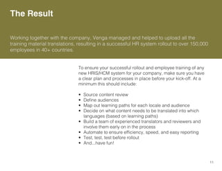 Global HR System: Translation & Localization International Roll-out ...