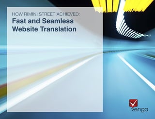 Website Translation Case Study | PDF