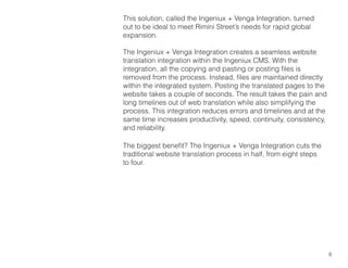 Website Translation Case Study | PDF