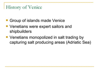 The rise and fall of Venice | PPT | Europe Travel | Travel Locations