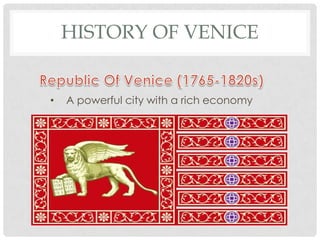 Presentation About Venice | PPTX