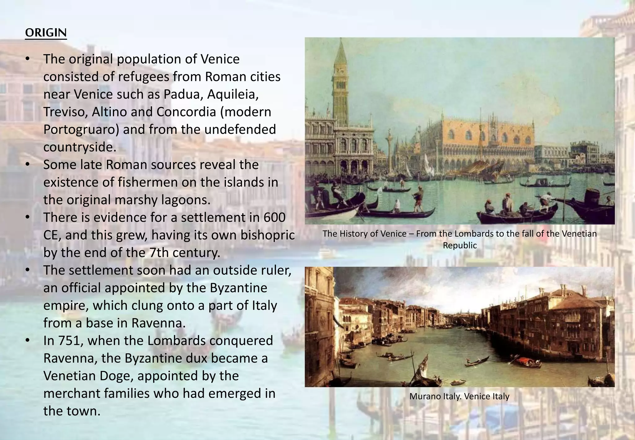 Venice- urban development | PPTX