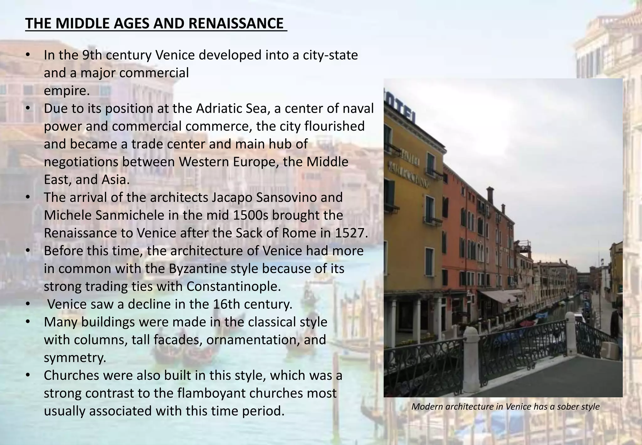 Venice- urban development | PPTX