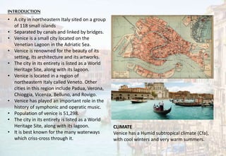 Venice- urban development | PPTX