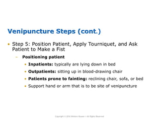 veni procedures venipuncture intraarterial intravevenous | PPT