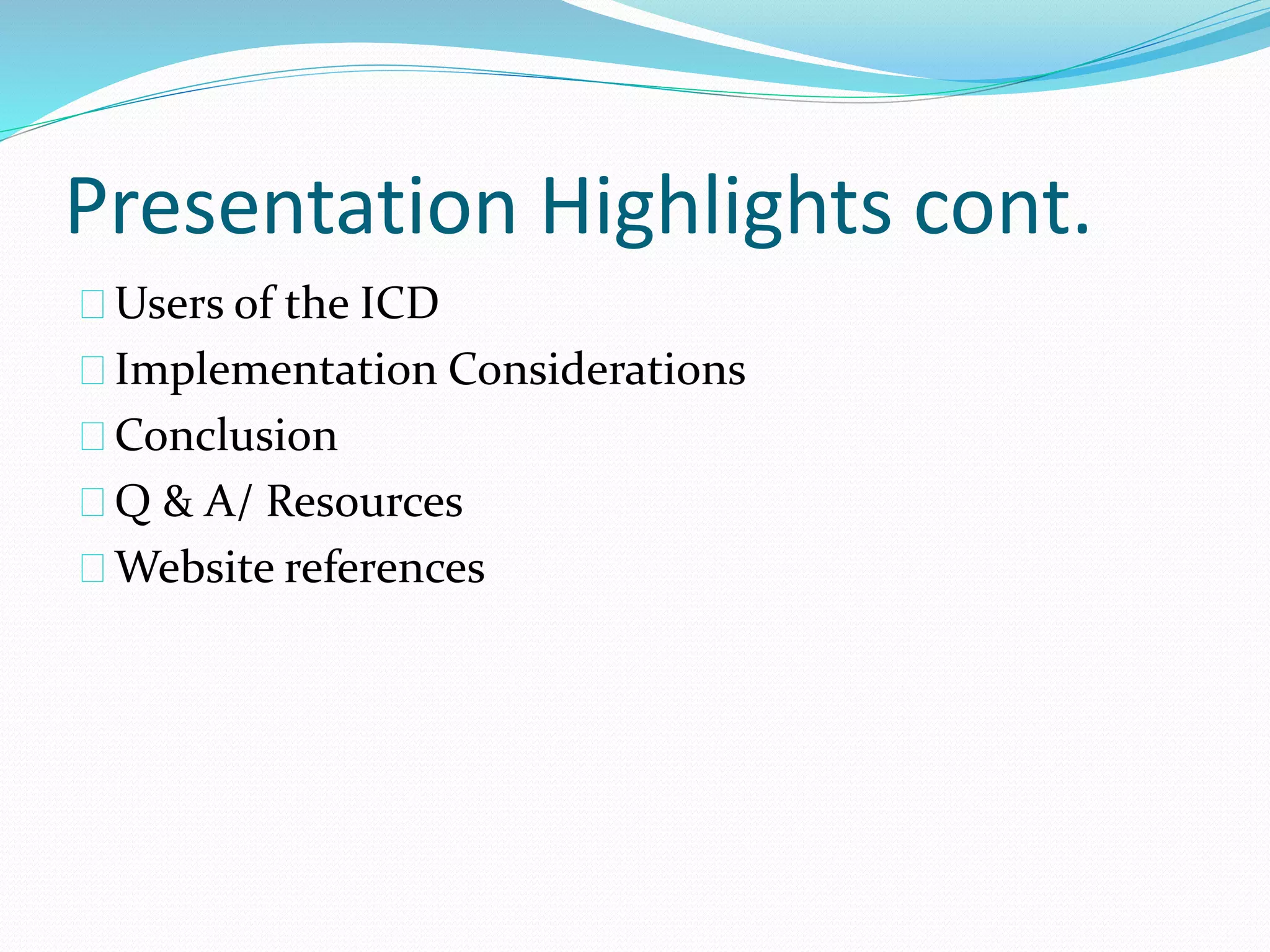 ICD-10-CM - An Introduction | PPTX