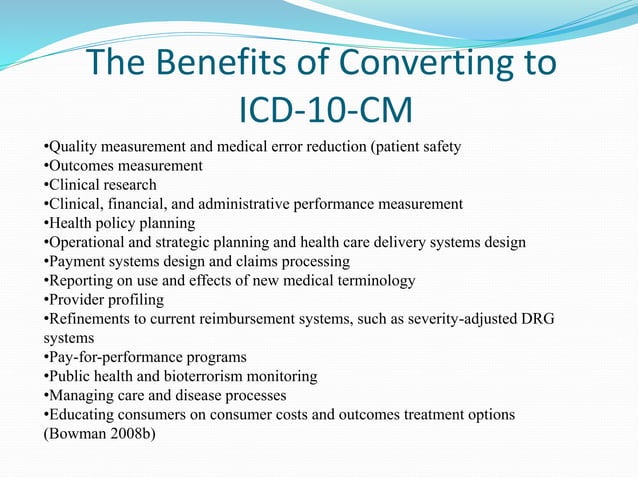 ICD-10-CM - An Introduction | PPTX