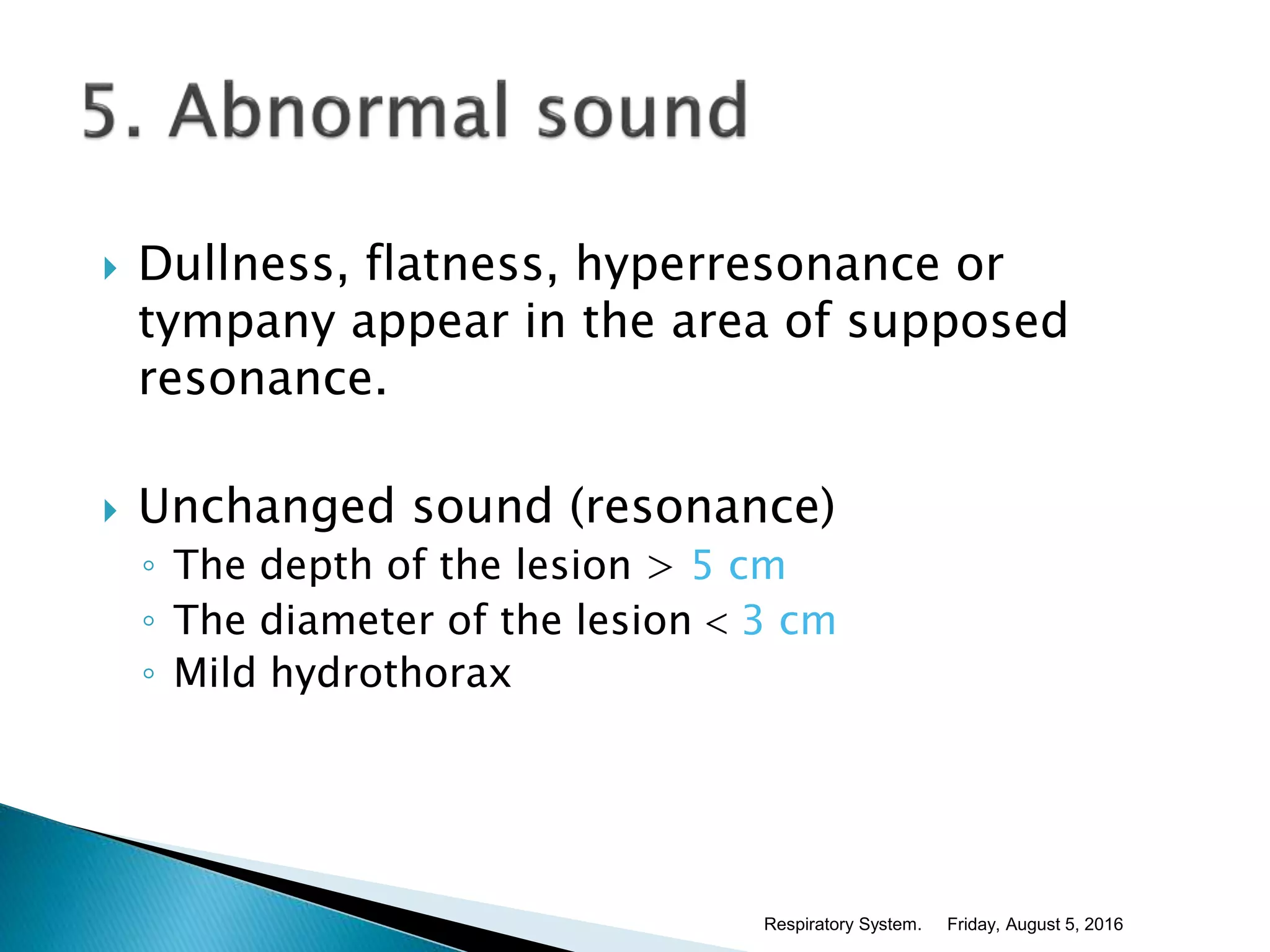 physical examination in RESPIRATORY SYSTEM | PPTX