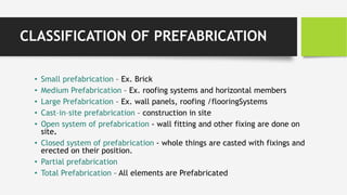 UNIT 1 INTRODUCTION | CE8022 PREFABRICATION STRUCTURES | | PPTX