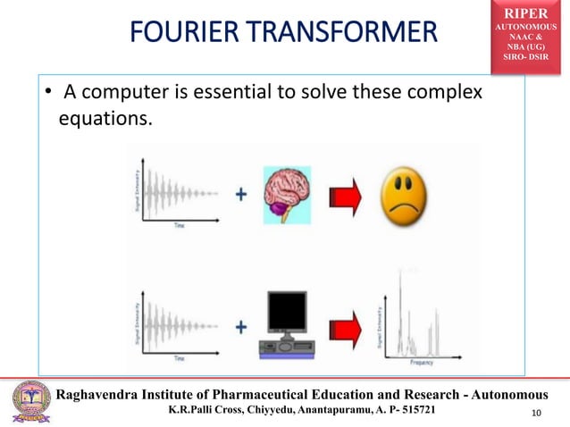 Fourier-Transform Nuclear Magnetic Resonance Instrumentation (FT-NMR). | PPTX
