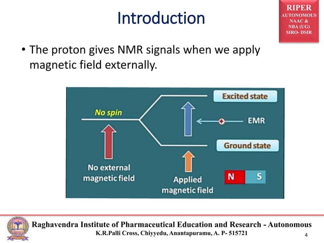 Fourier-Transform Nuclear Magnetic Resonance Instrumentation (FT-NMR). | PPTX