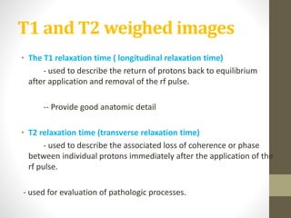 MRI in orthopaedics | PPTX