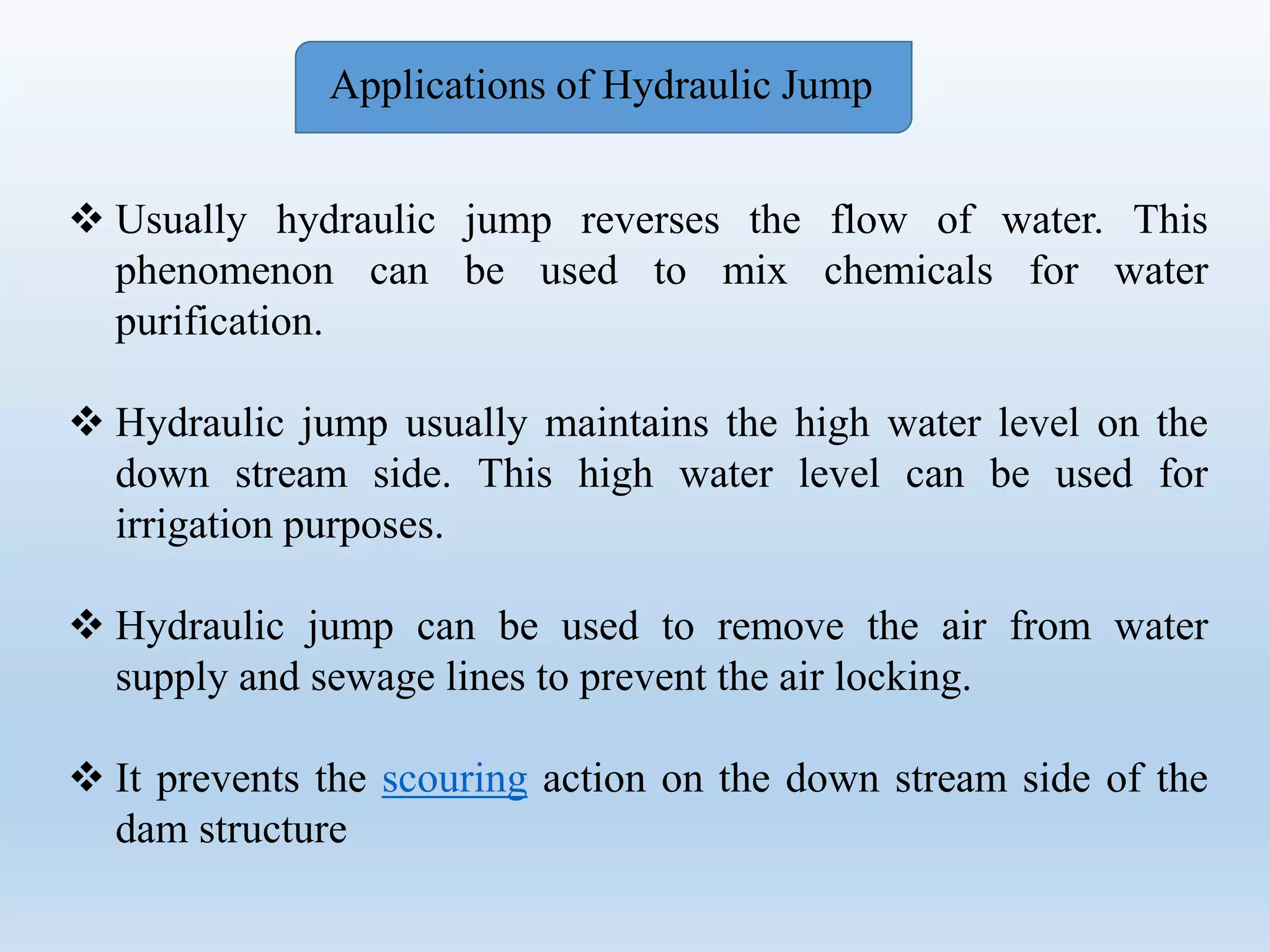 Hydraulic jump | PPTX