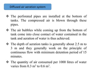 Aeration and Types of Aerators | PPTX