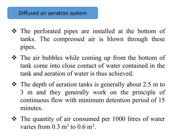 Aeration and Types of Aerators | PPTX