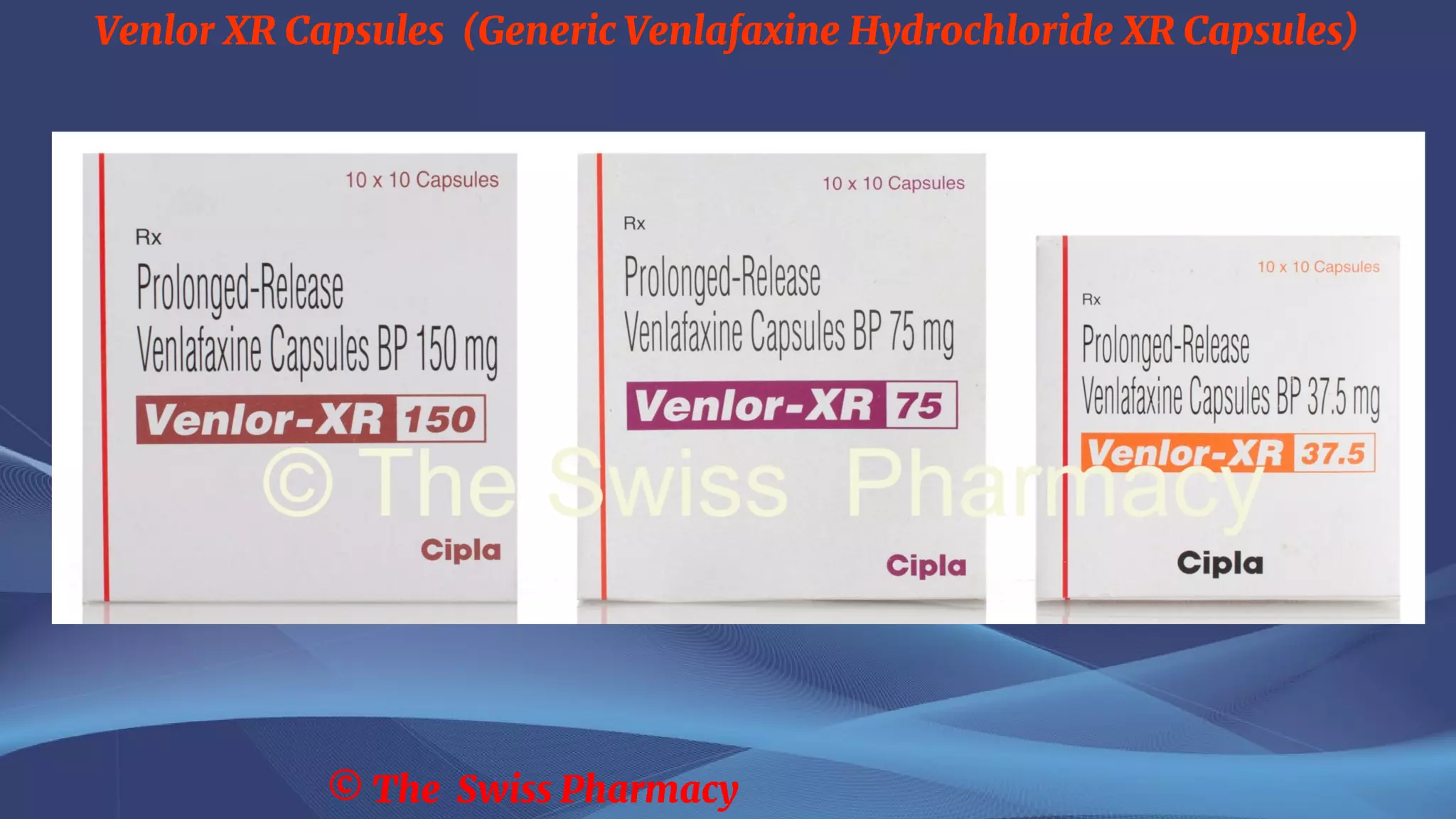 Venlor XR Capsules (Generic Venlafaxine Hydrochloride XR Capsules) | PDF