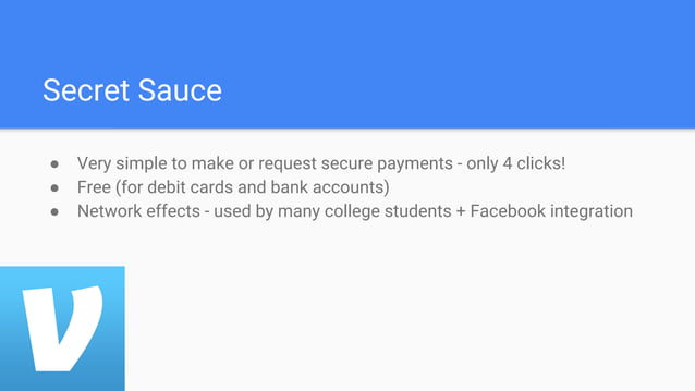 Venmo Presentation Sanjay Devireddy | PPT