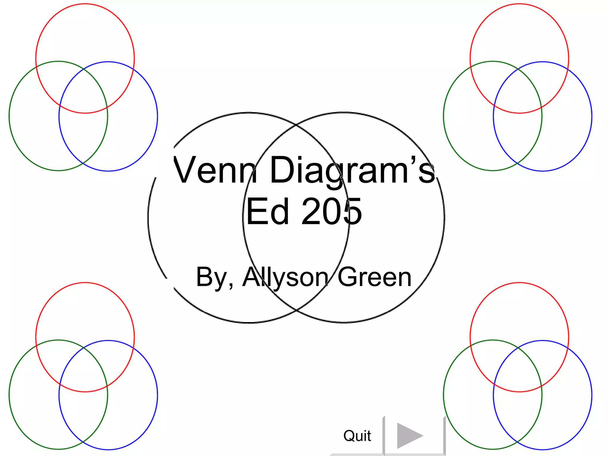 Venn Diagram Project | PPT