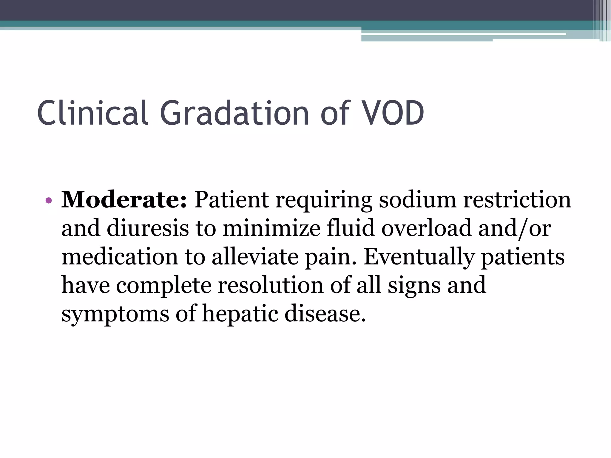 Veno occlusive disease | PPTX