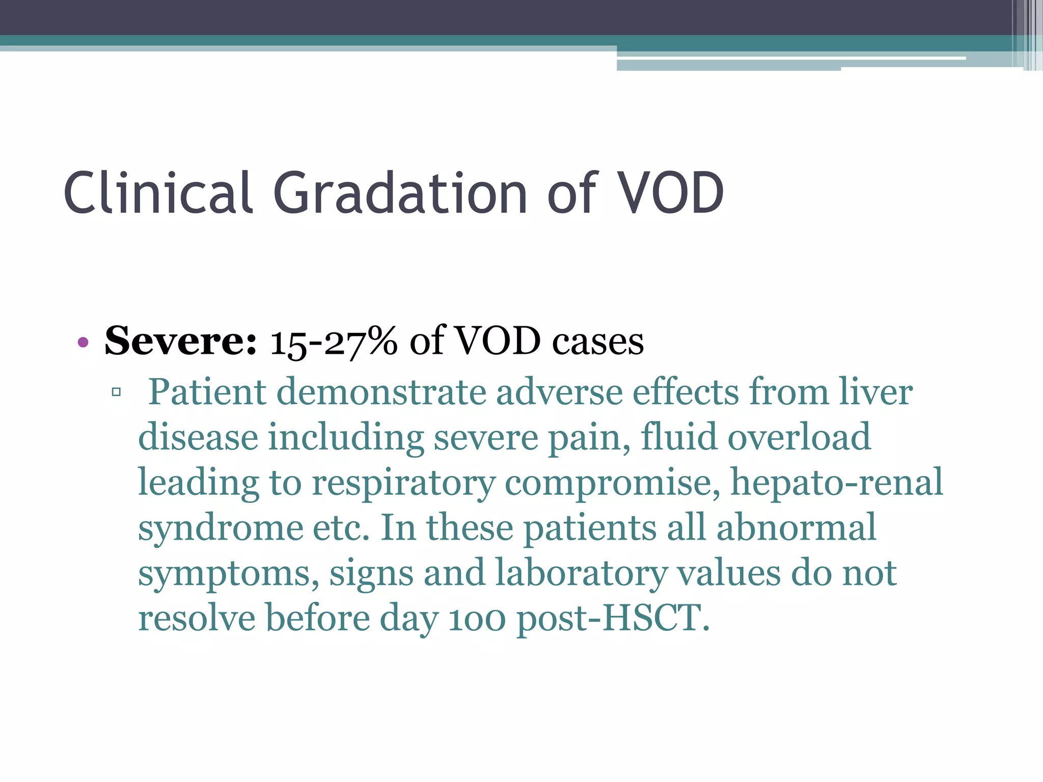 Veno occlusive disease | PPTX