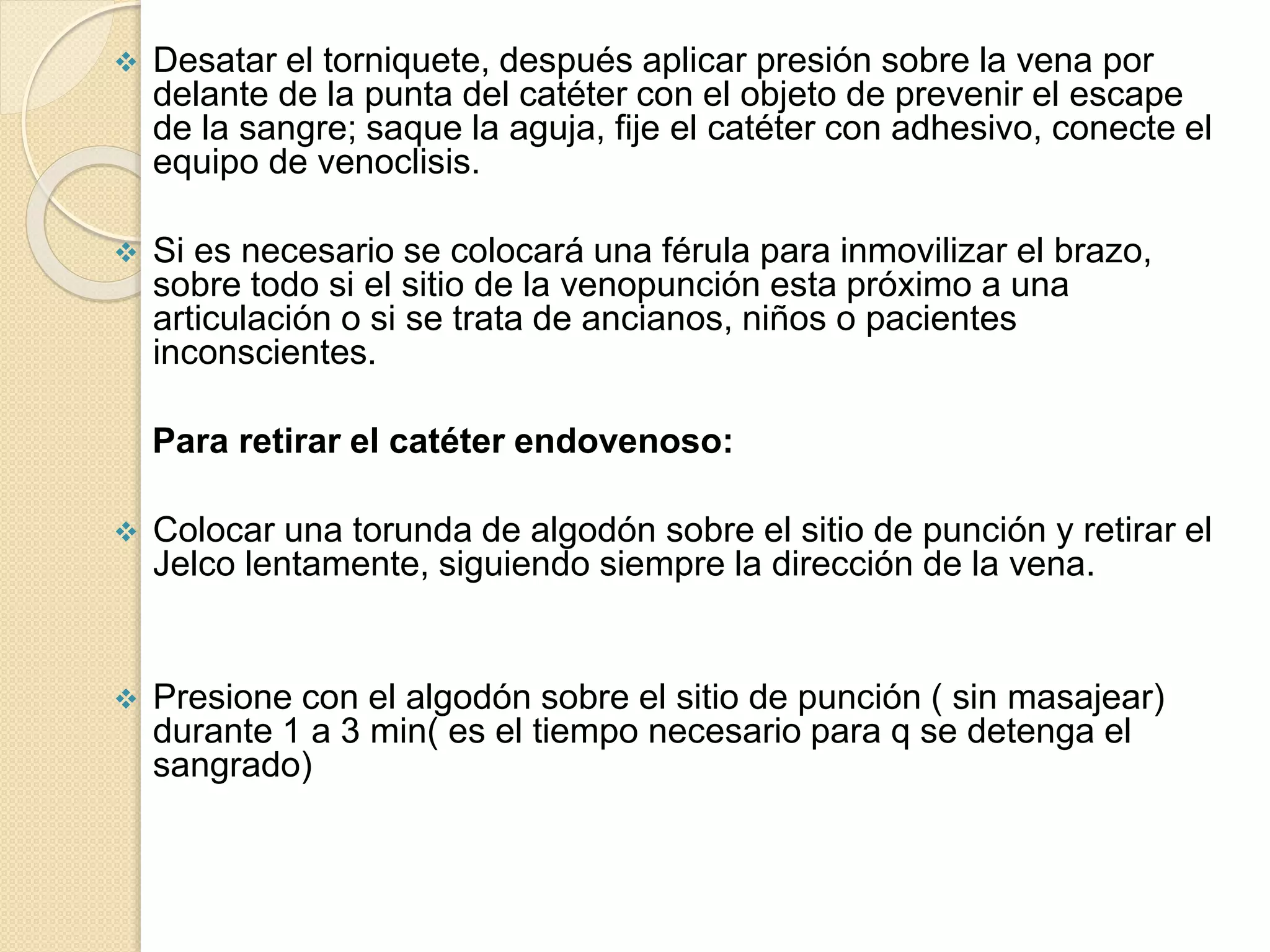 Venoclisis venopunción. 1 | PPTX