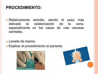 VENOCLISIS CONCEPTO VIAS PERIFERICAS Y CALIBRES DE CATETER | PPTX