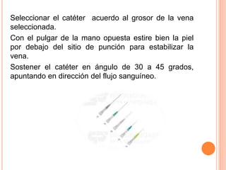 VENOCLISIS CONCEPTO VIAS PERIFERICAS Y CALIBRES DE CATETER | PPTX