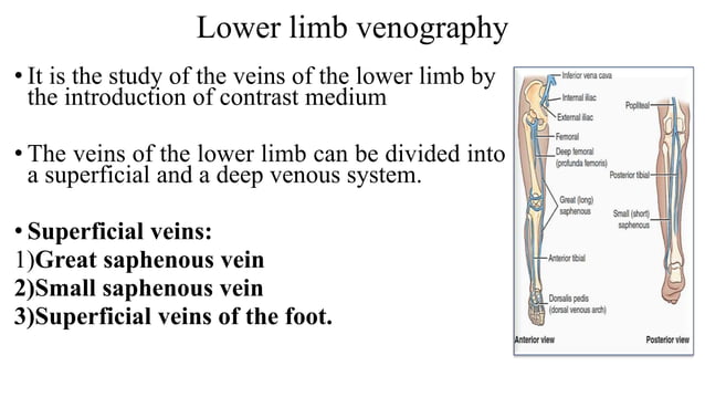 Venography | PPTX | Heart and Cardiovascular Diseases | Diseases and ...