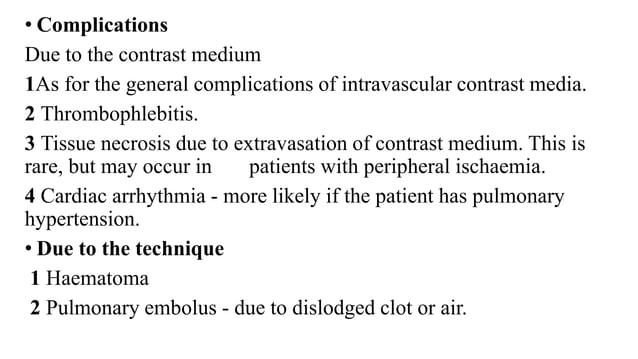 Venography | PPTX | Heart and Cardiovascular Diseases | Diseases and ...