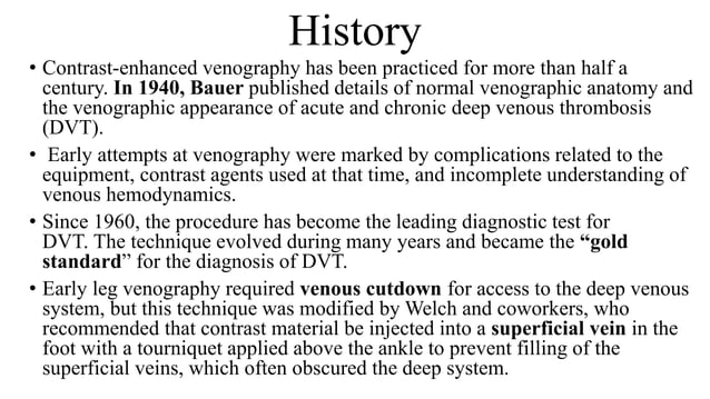 Venography | PPTX | Heart and Cardiovascular Diseases | Diseases and ...