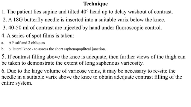 Venography | PPTX | Heart and Cardiovascular Diseases | Diseases and ...