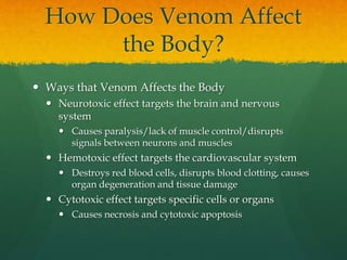 Venom. garcia, kunz, meraou | PPT