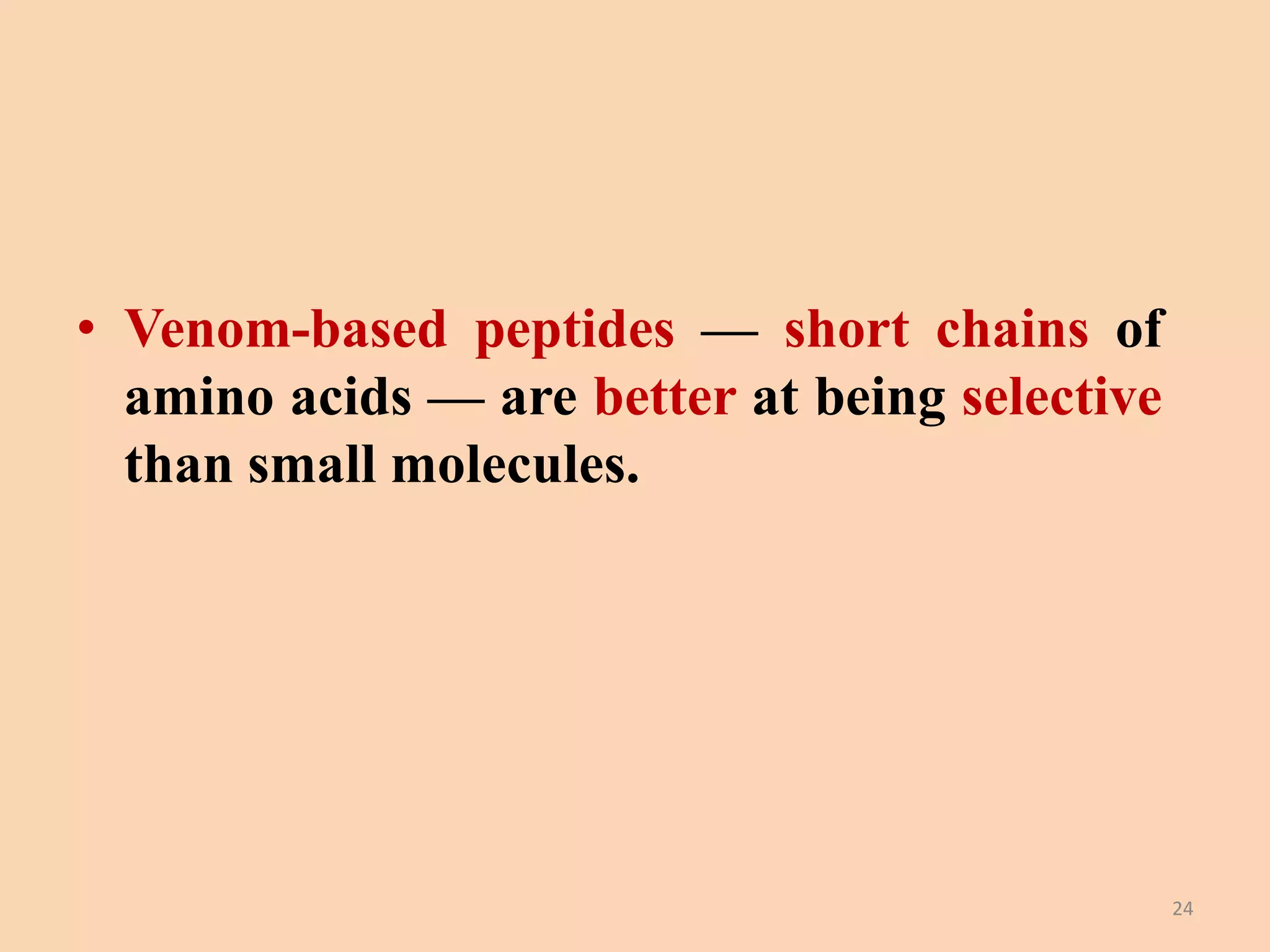 Venom as medicine - Deadly venom could help cure diseases !!! | PPTX