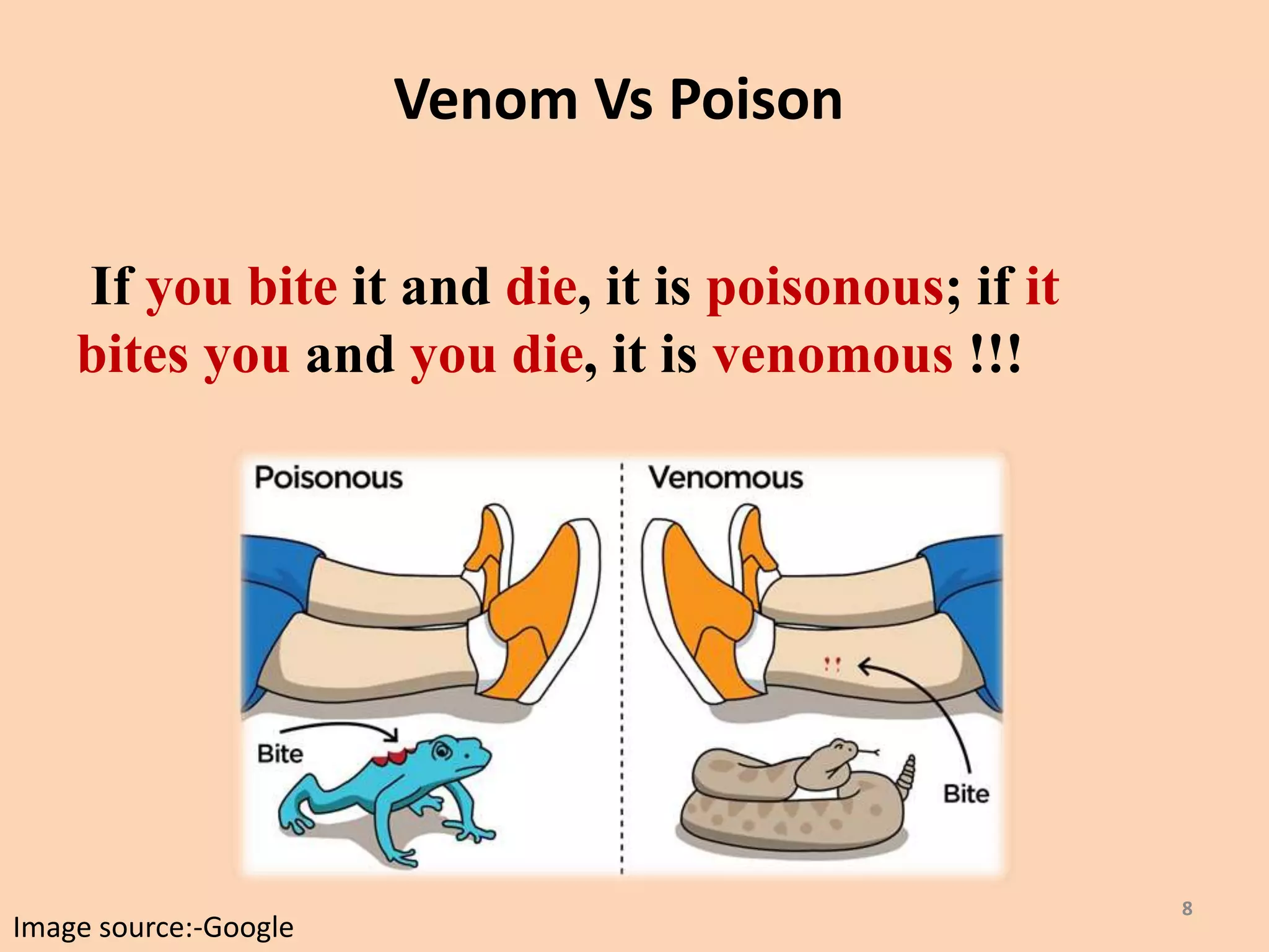 Venom as medicine - Deadly venom could help cure diseases !!! | PPTX