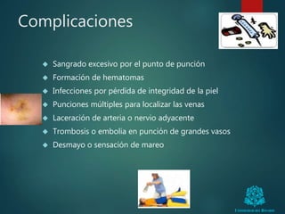 Taller venopunción CEM Universidad del Rosario | PPTX