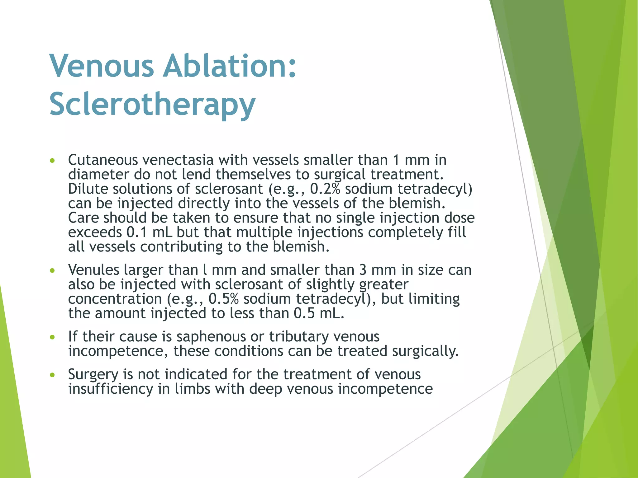 Venous disease | PPTX