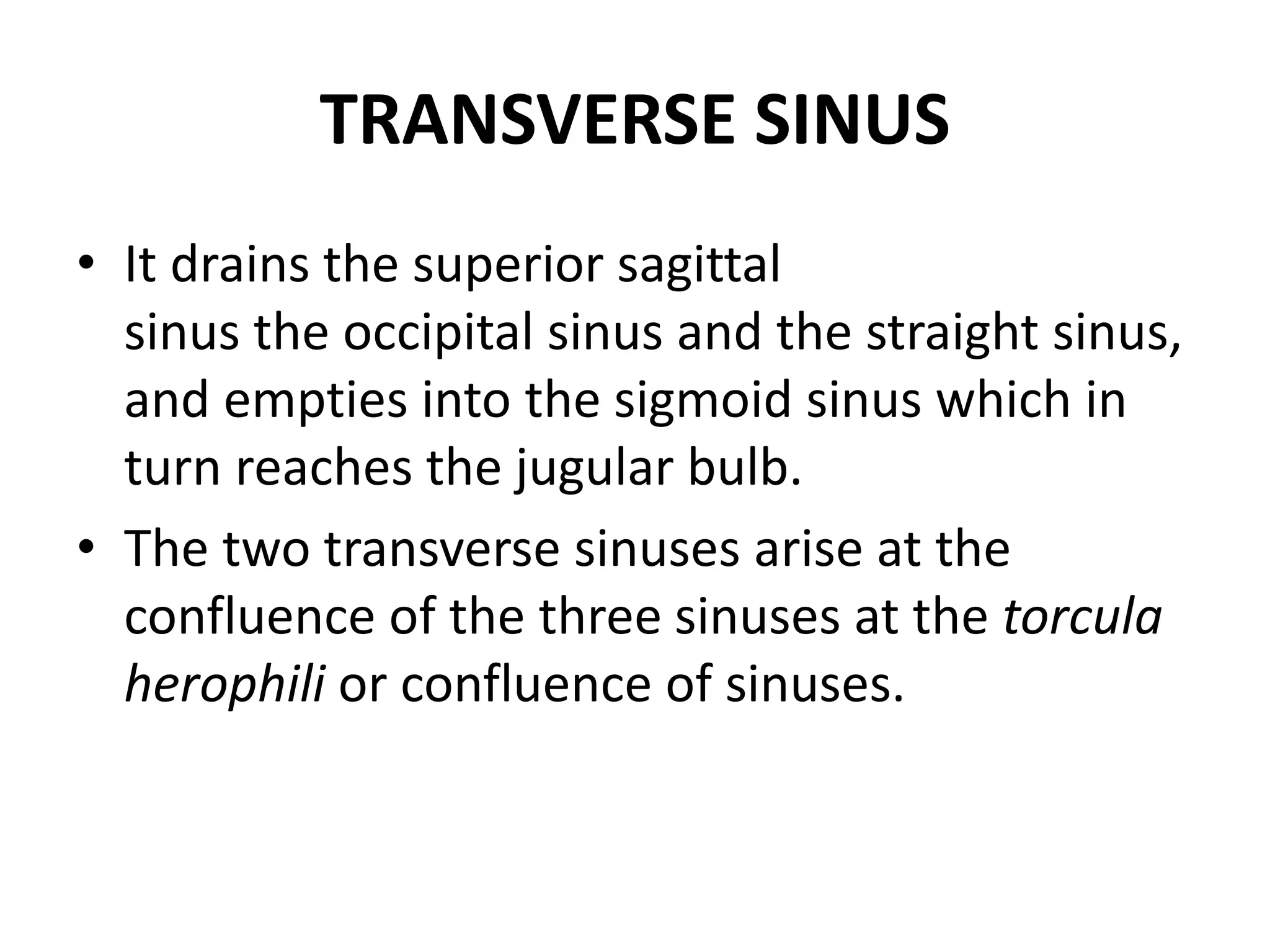 Venous anatomy of brain - Radiology | PPTX