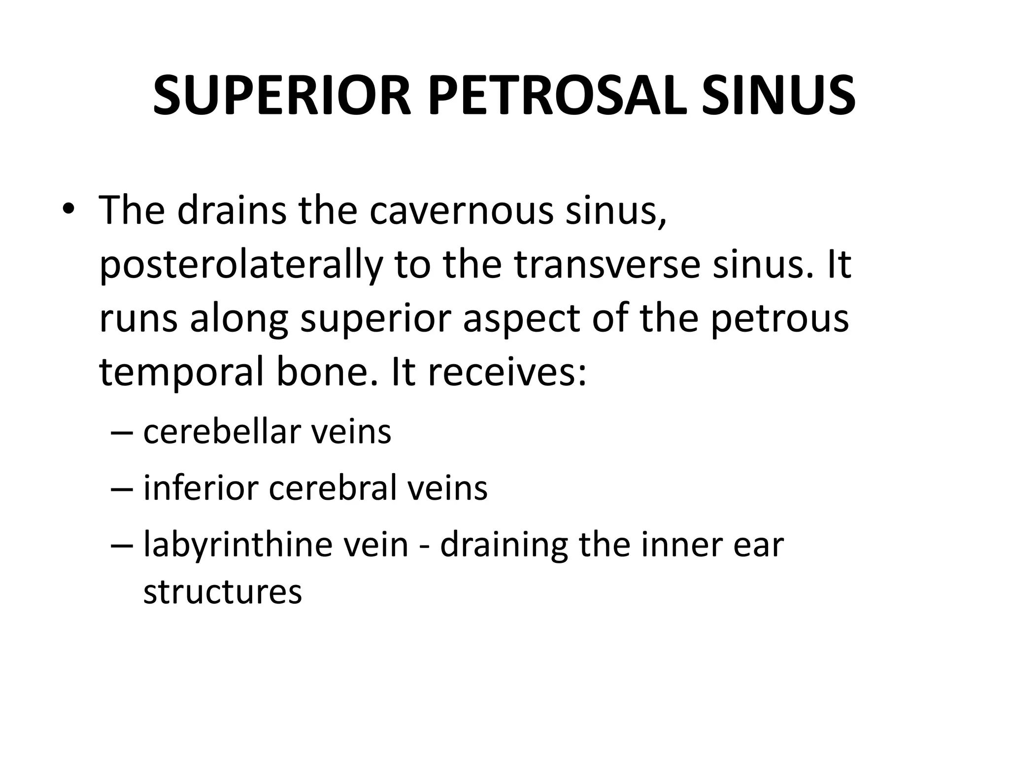 Venous anatomy of brain - Radiology | PPTX