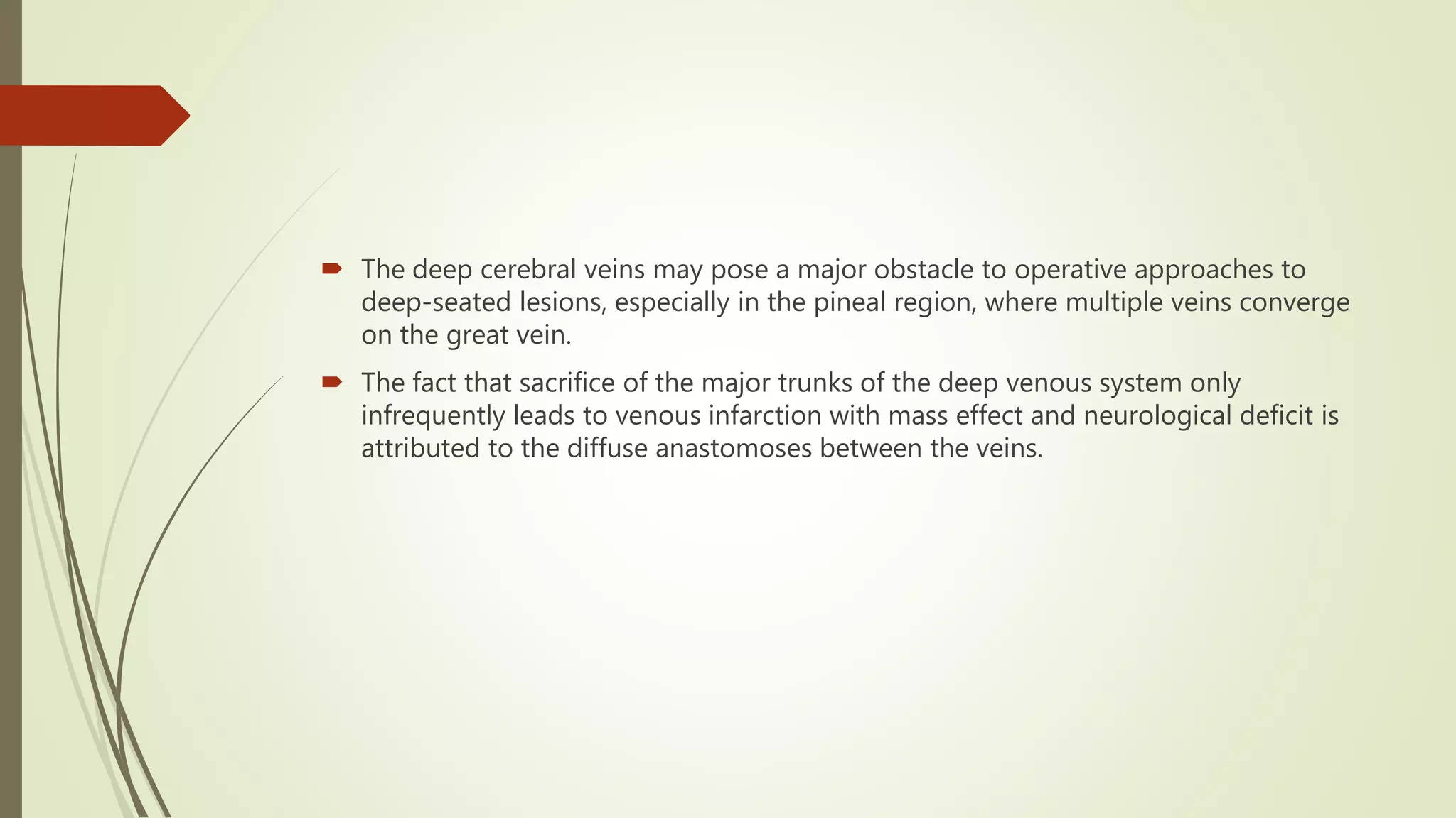 Venous anatomy of the brain | PPTX