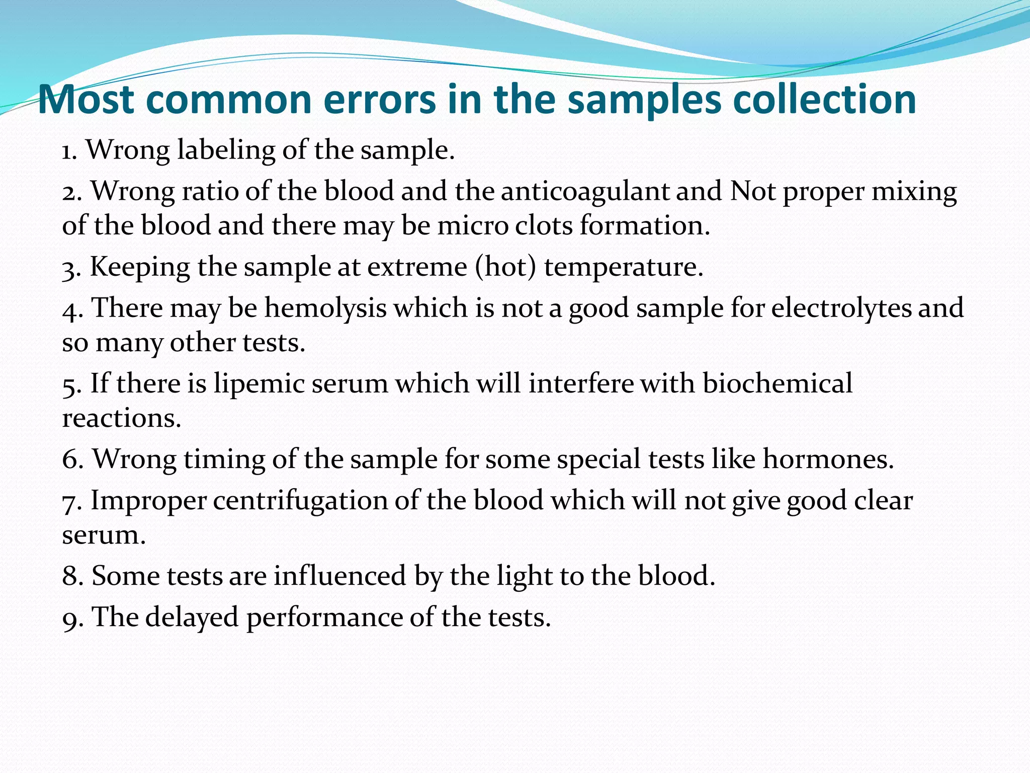 Venous blood coolection | PPTX